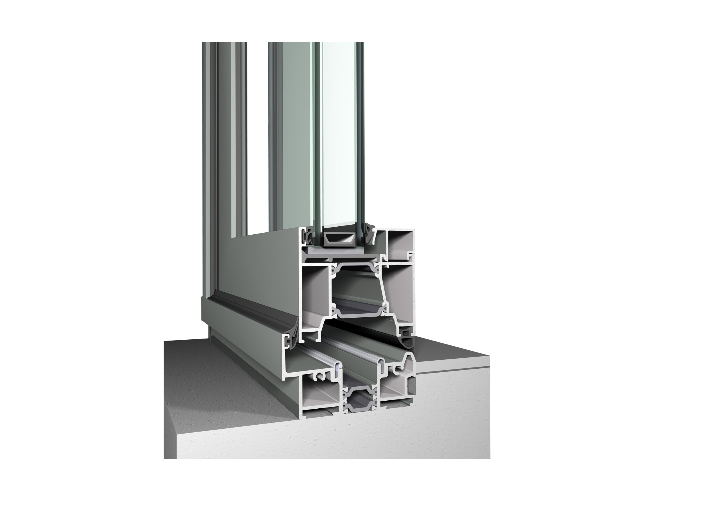 Reynaers CF 68 folding system - Vinkelis