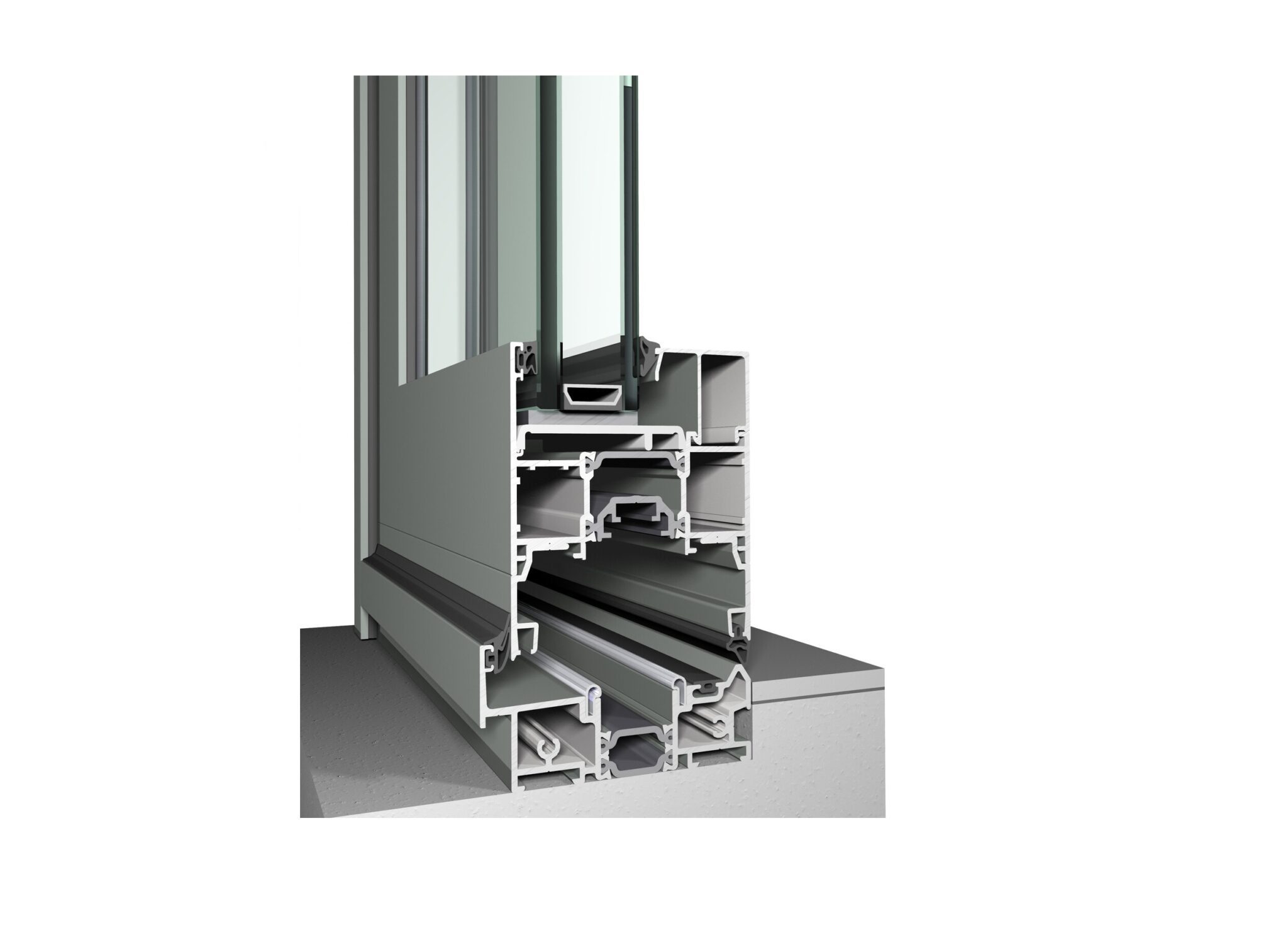 Reynaers CF 77 folding system - Vinkelis
