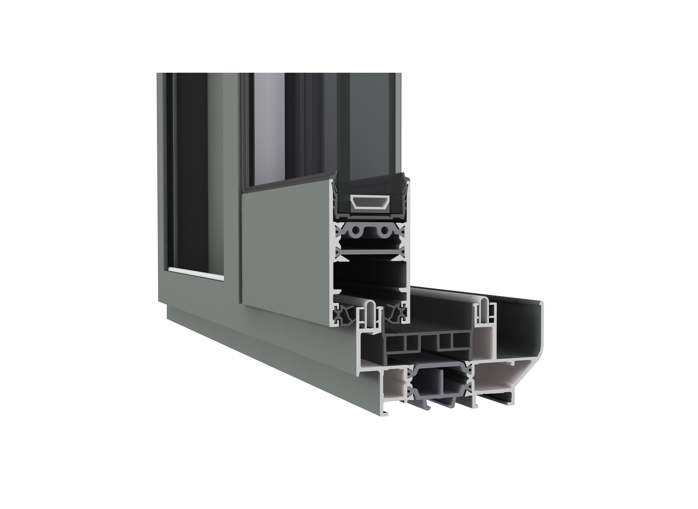 Reynaers CP 68 sliding system - Vinkelis